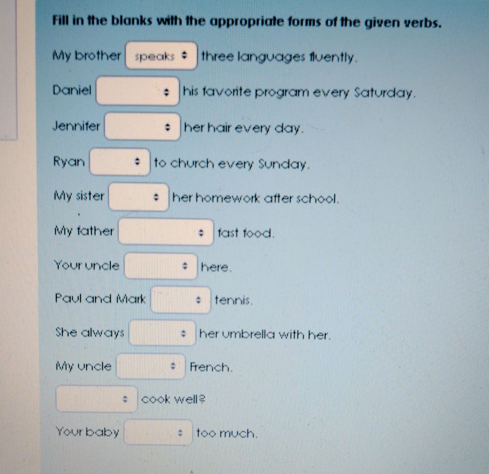Fill in the blanks with the appropriate | StudyX