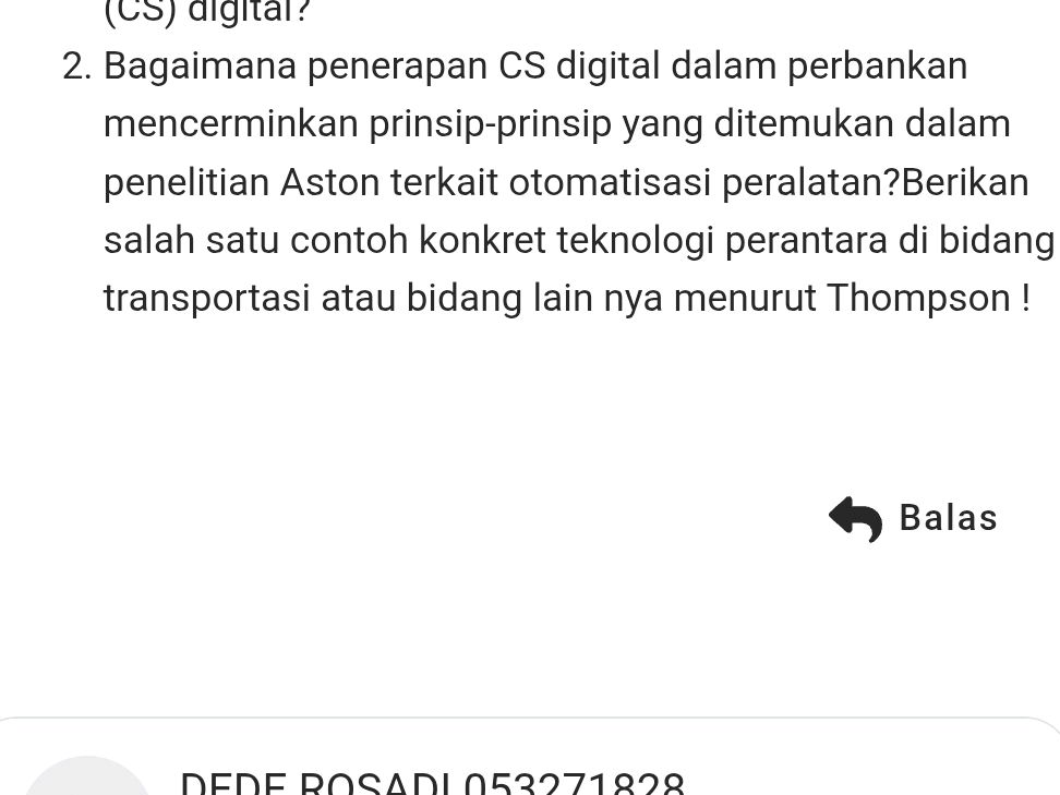 2. Bagaimana penerapan CS digital dalam | StudyX