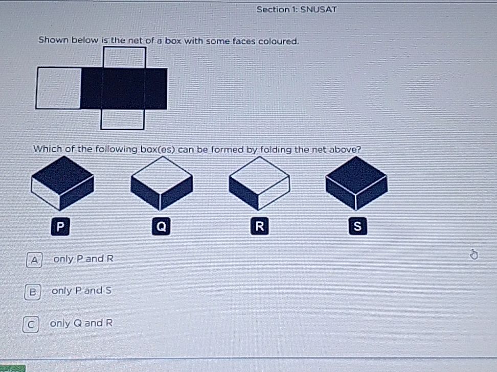 Shown below is the net of a box with some | StudyX