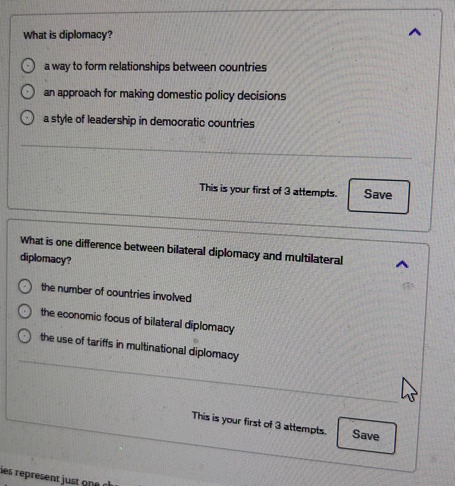 What is diplomacy? a way to form | StudyX