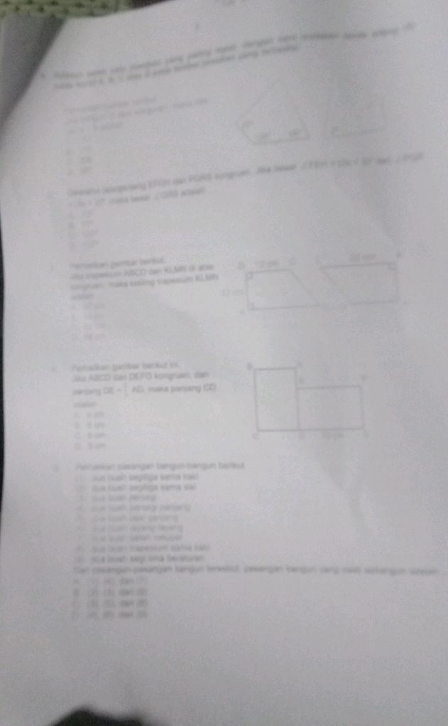 Perhatikan gambar berikut. Jika ABCD dan | StudyX