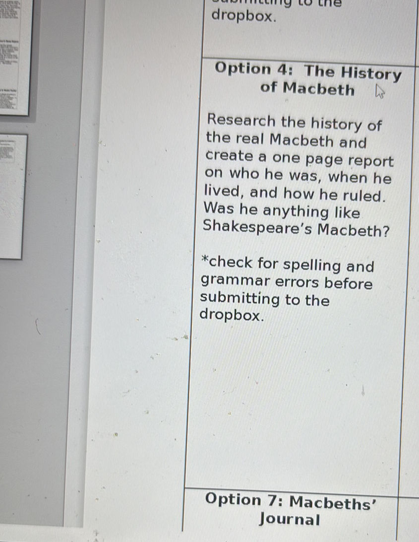 Option 4: The History of Macbeth Research | StudyX