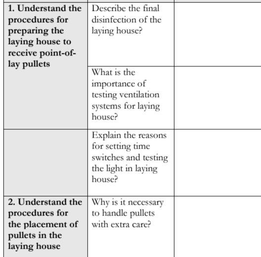 1. Understand the procedures for preparing | StudyX