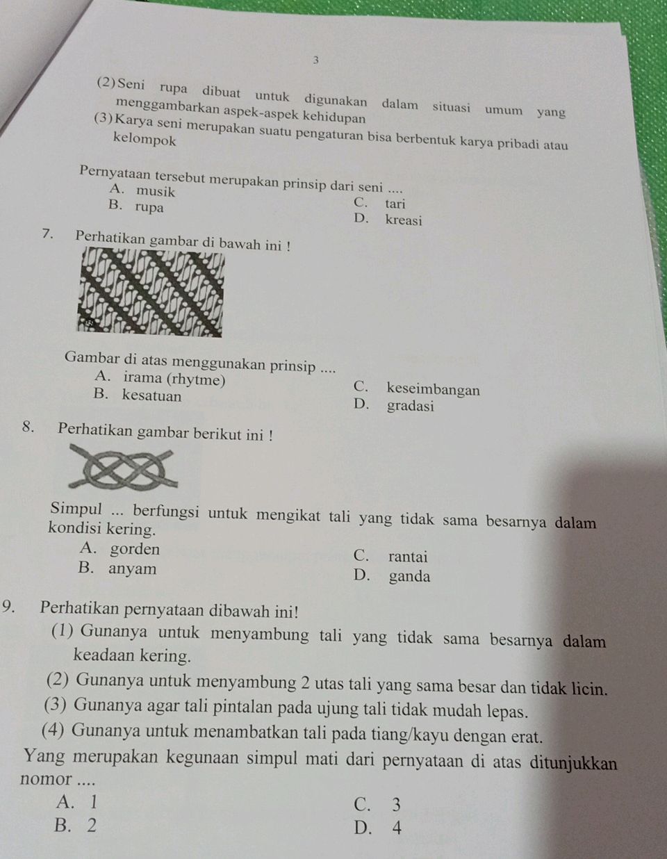 7. Perhatikan gambar di bawah ini ! Gambar | StudyX