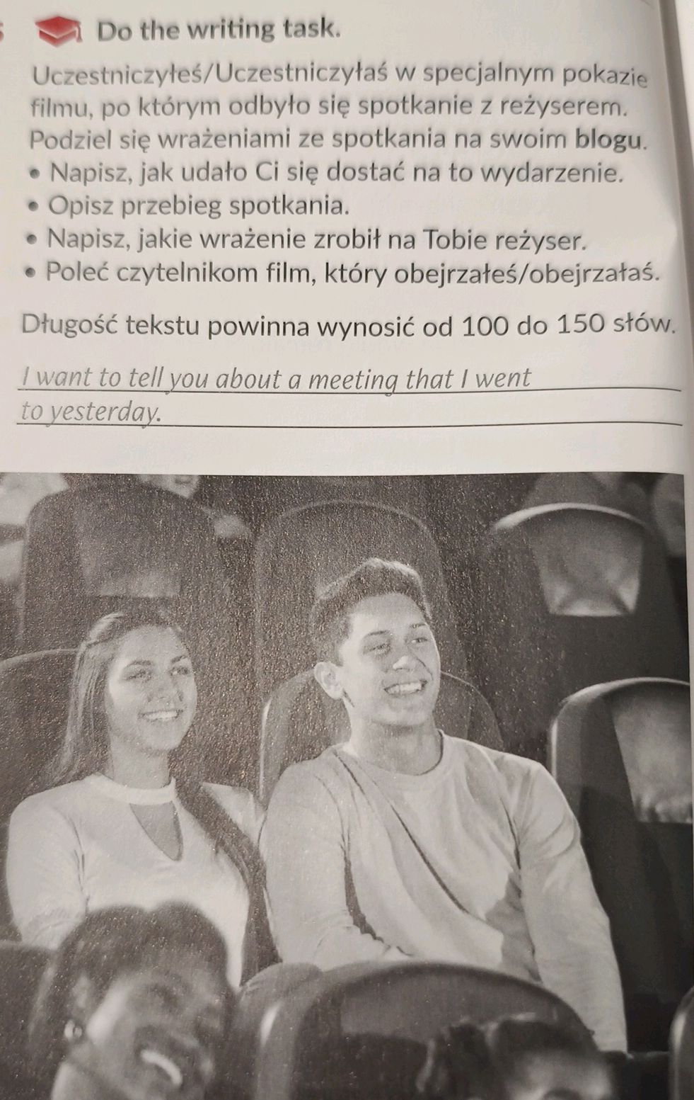 Do the writing task. | StudyX