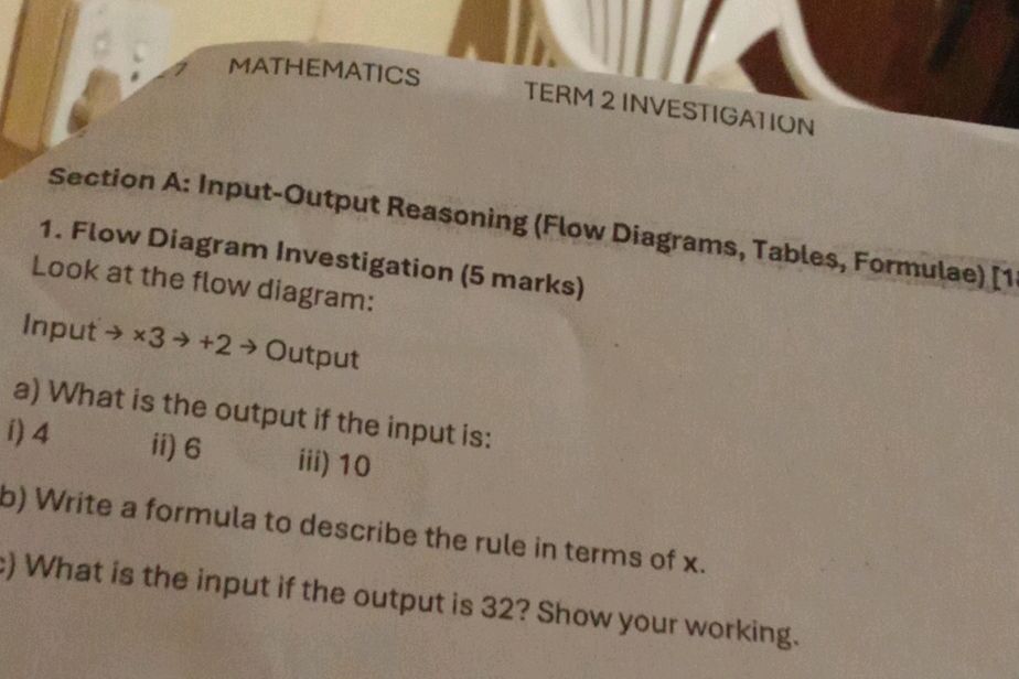 Section A: Input-Output Reasoning (Flow | StudyX