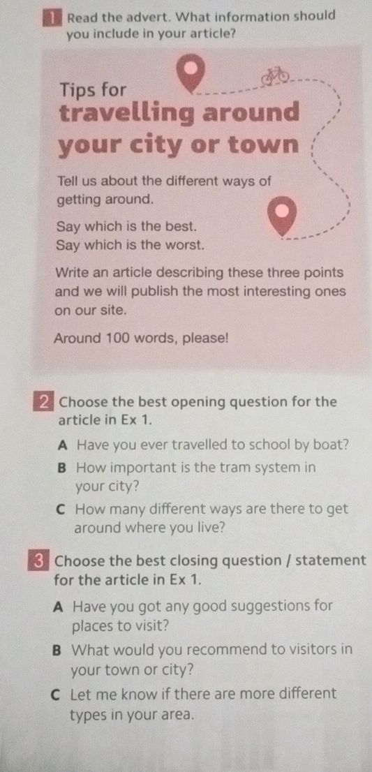 1 Read the advert. What information should | StudyX