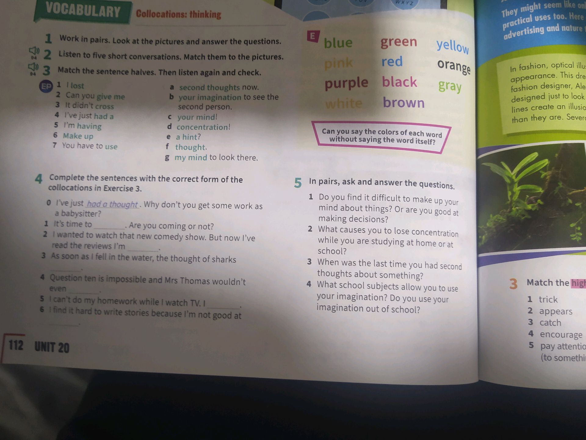 1 Work in pairs. Look at the pictures and | StudyX