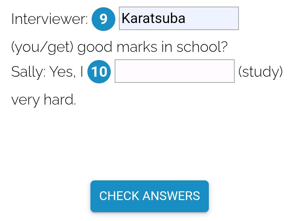 Interviewer: Karatsuba (you/get) good marks | StudyX