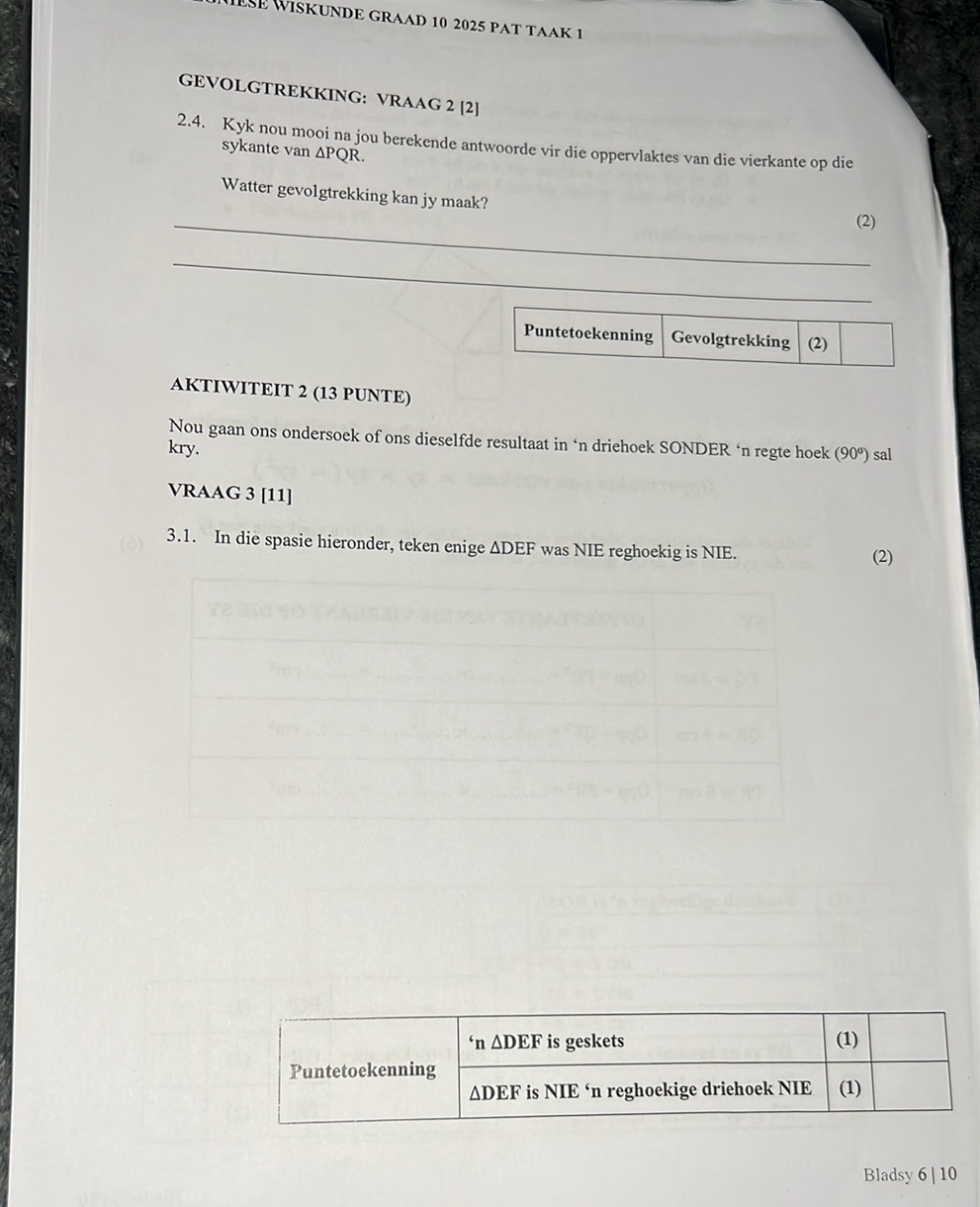 2.4. Kyk nou mooi na jou berekende antwoorde | StudyX
