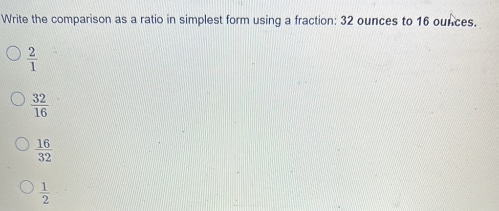 Write the comparison as a ratio in simplest | StudyX