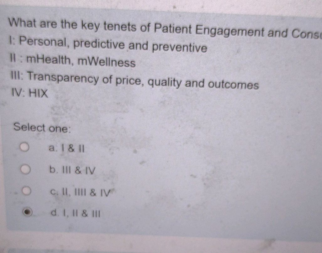 What are the key tenets of Patient | StudyX