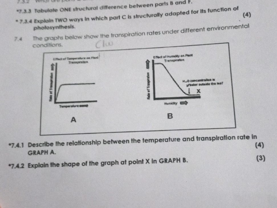 *7.4.1 Describe the relationship between the | StudyX