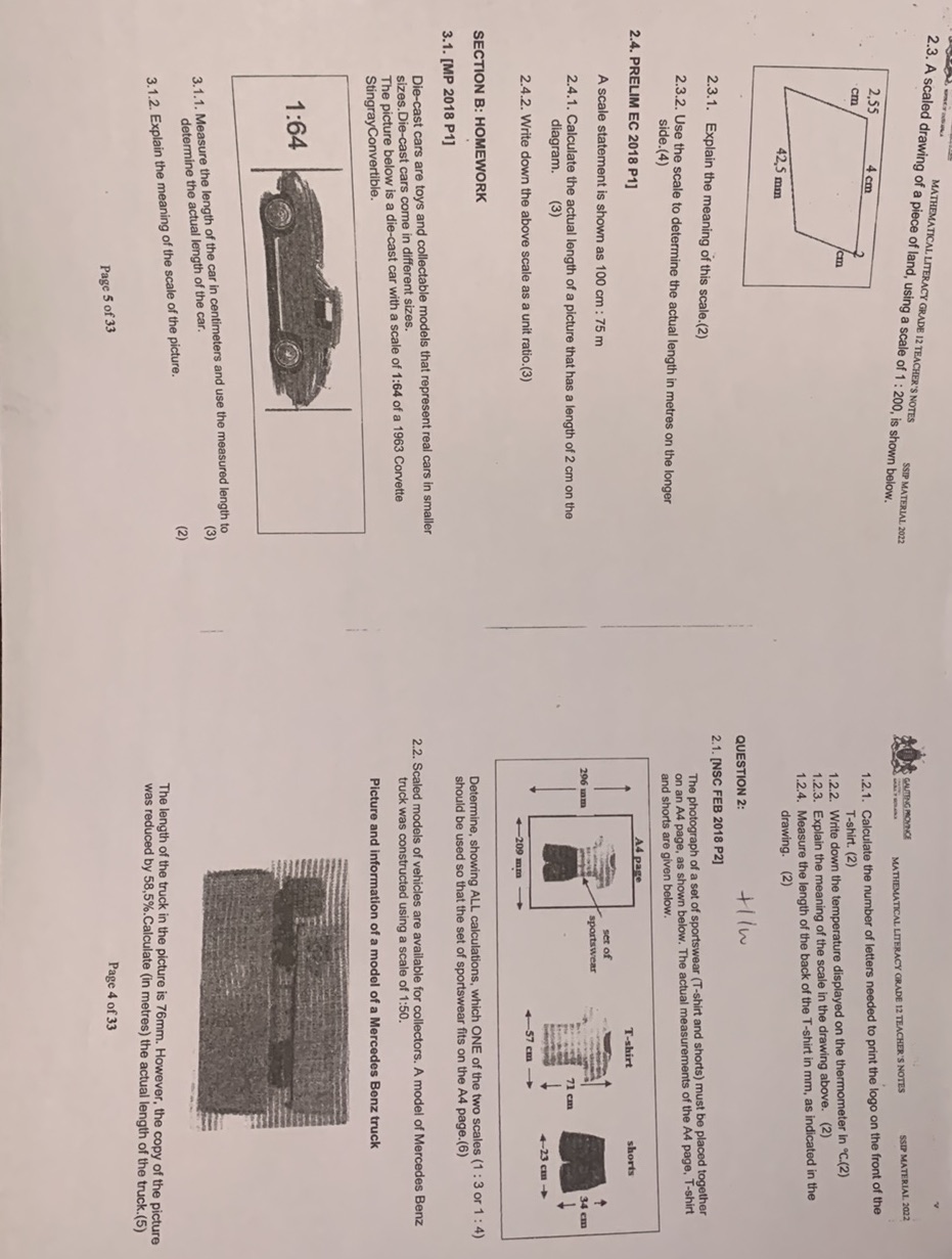 2. 1. Determine, showing ALL calculations, | StudyX
