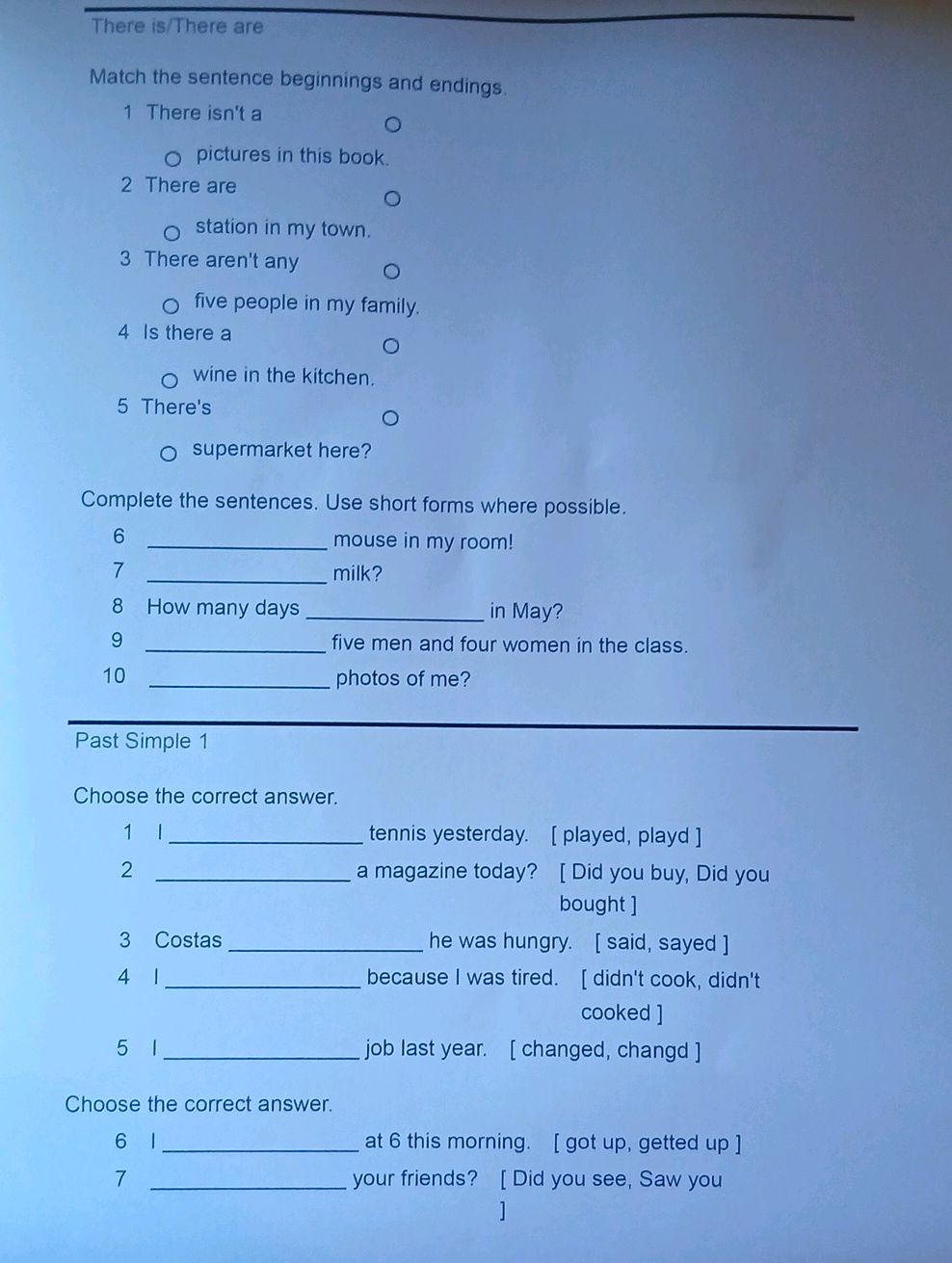 Match the sentence beginnings and endings. | StudyX