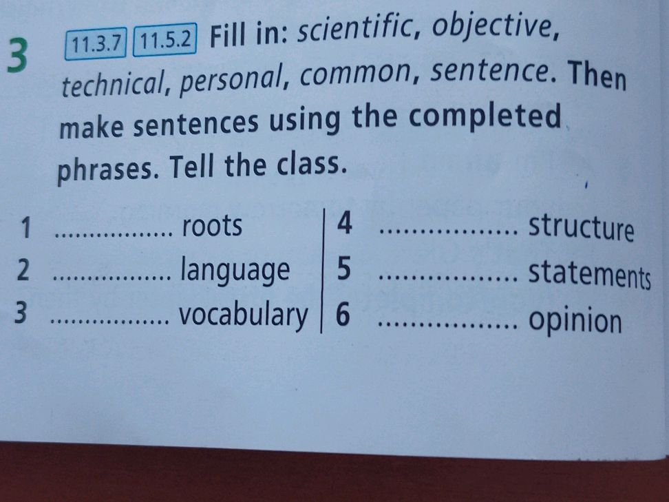 Fill in: scientific, objective, technical, | StudyX