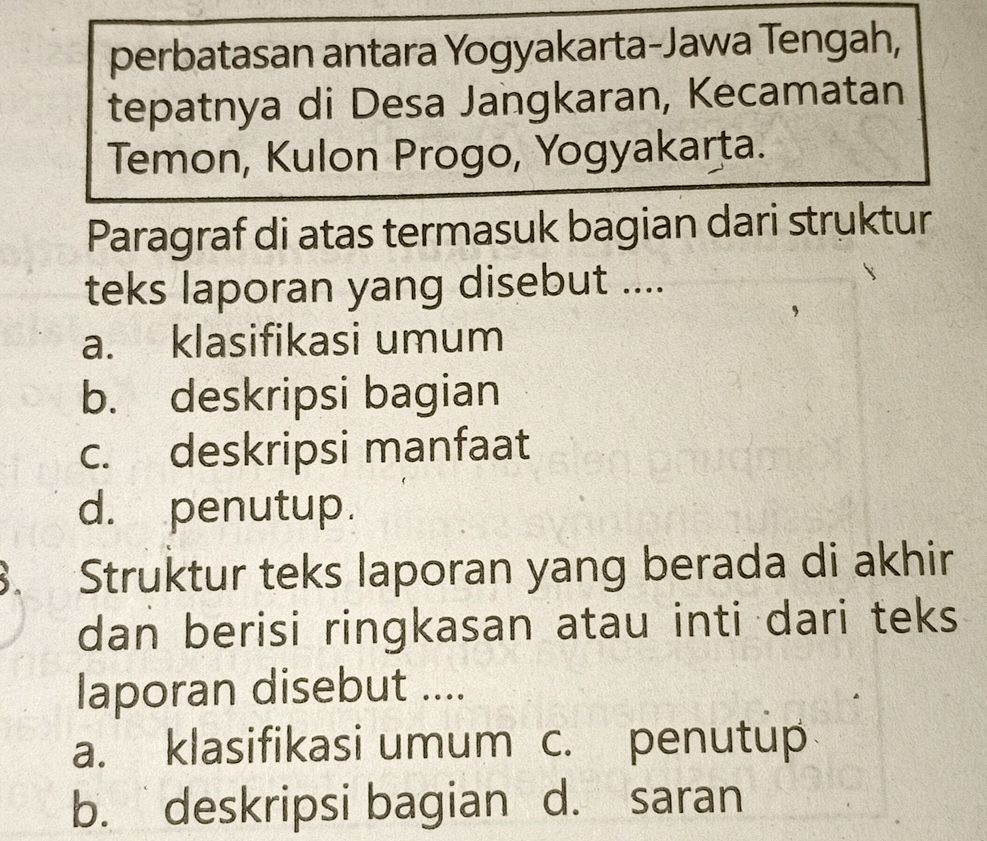 Paragraf di atas termasuk bagian dari | StudyX