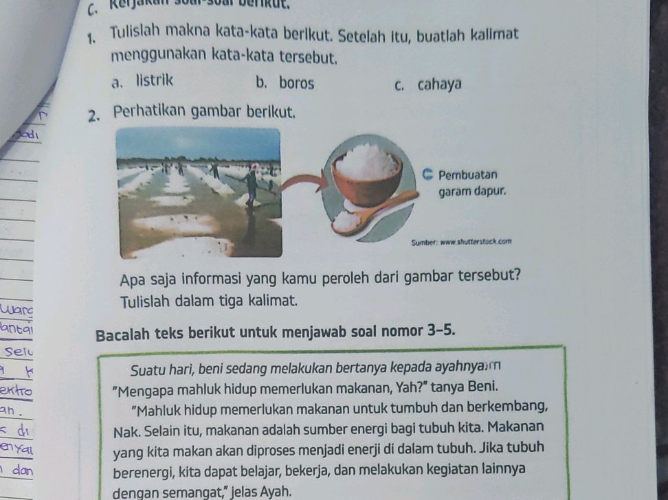 1. Tulislah makna kata-kata berikut. Setelah | StudyX