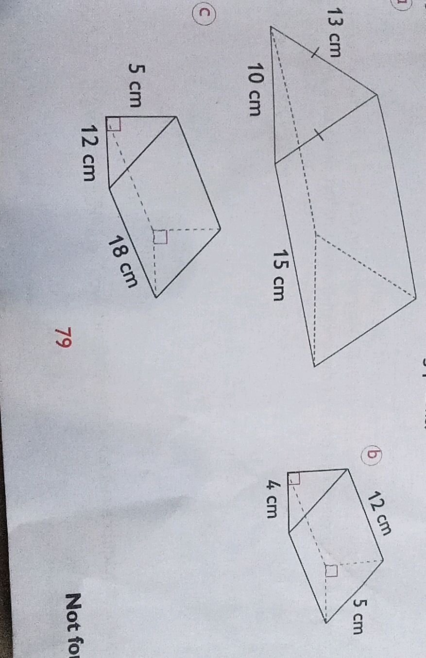 The image shows three 3D shapes with | StudyX
