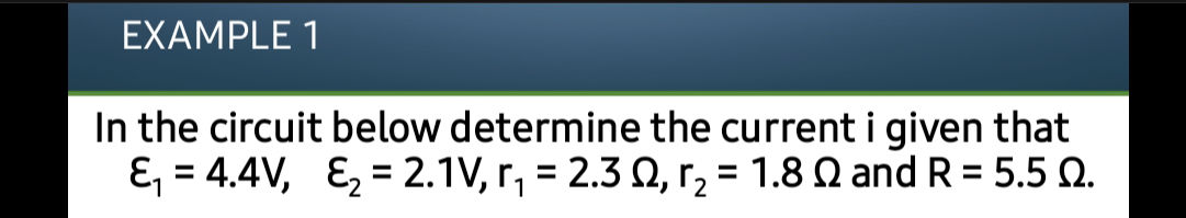 In the circuit below determine the current i | StudyX
