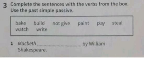 3 Complete the sentences with the verbs from | StudyX