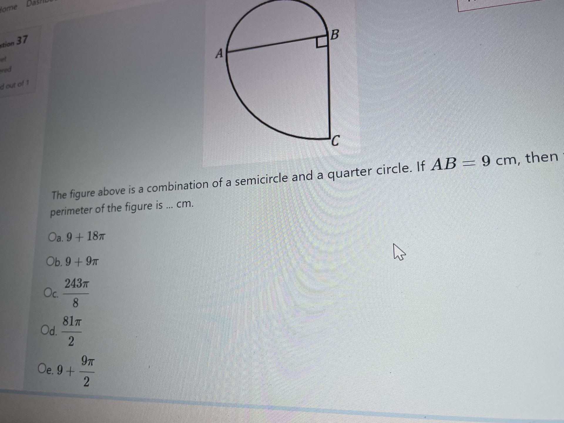 The figure above is a combination of a | StudyX