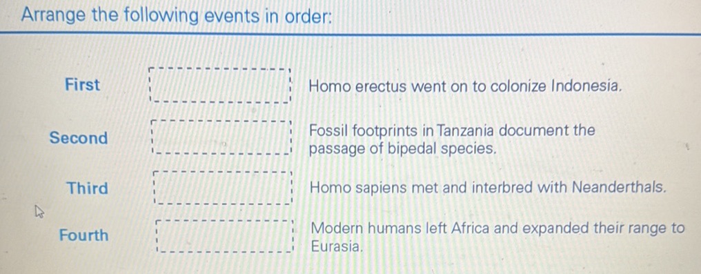 Arrange the following events in order: | StudyX