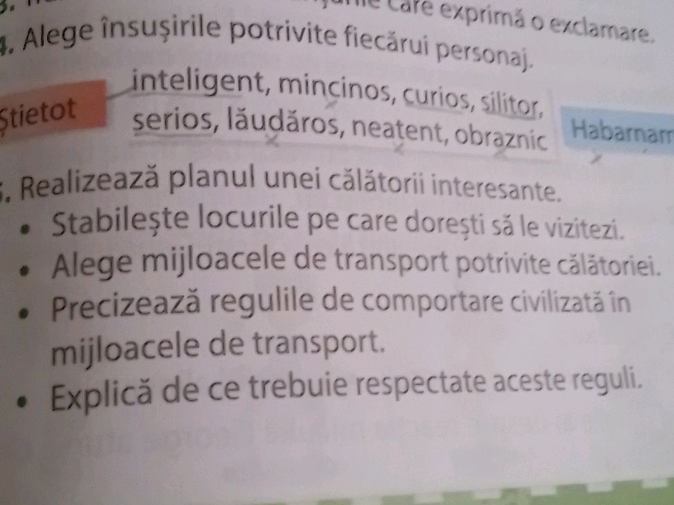 4. Alege însușirile potrivite fiecărui | StudyX