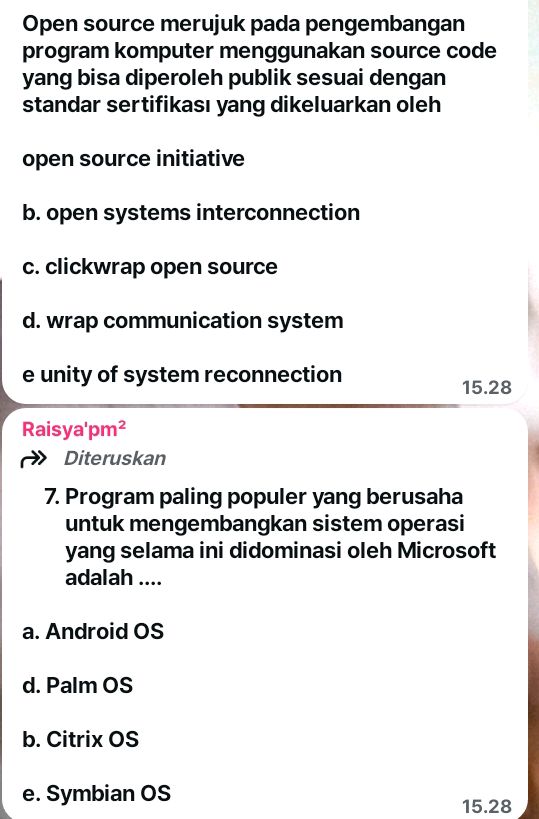 Open source merujuk pada pengembangan | StudyX
