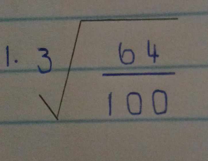 Simplifying Square Roots: 3 * sqrt(64/100) | StudyX