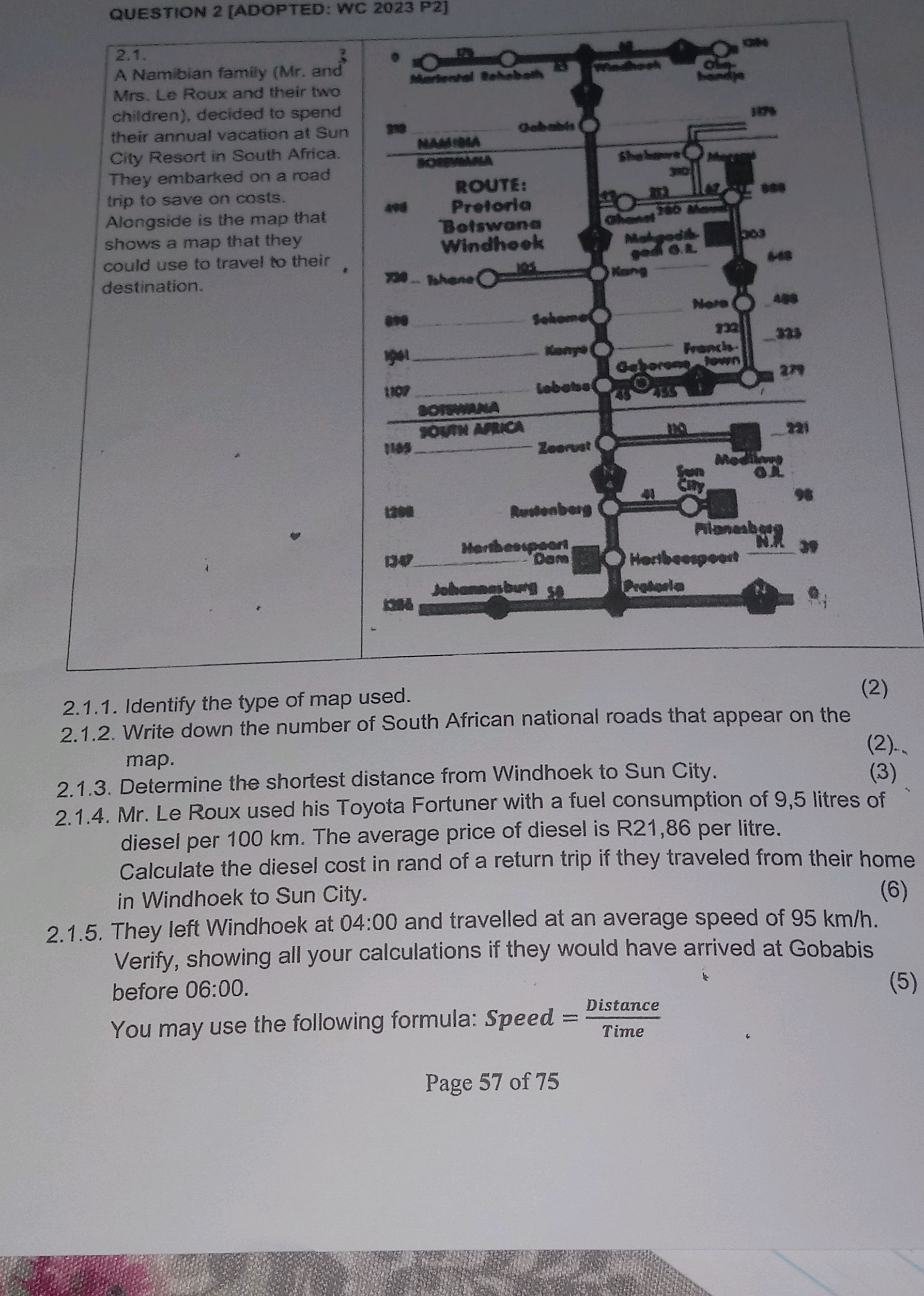 2.1. A Namibian family (Mr. and Mrs. Le Roux | StudyX