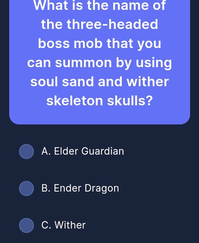 What is the name of the three-headed boss | StudyX