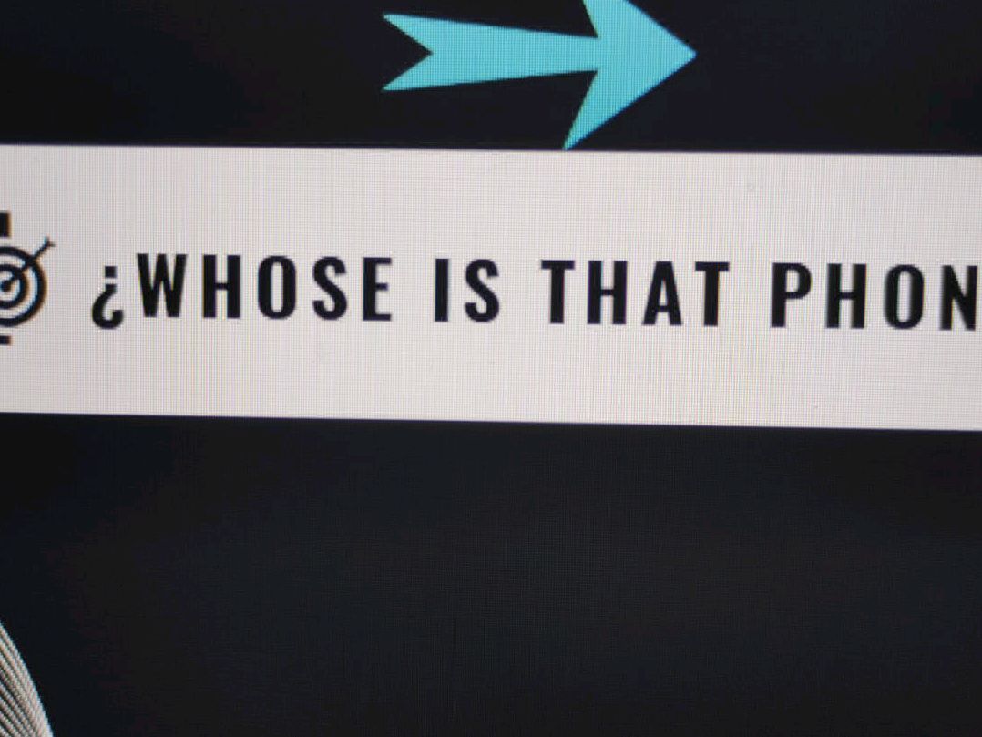 Whose is that phone? | StudyX