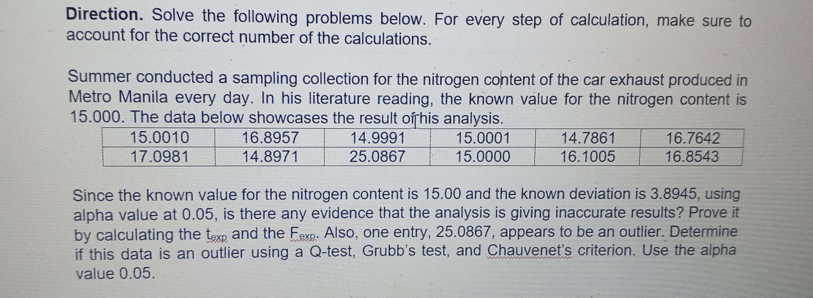 Solve the following problems below. For | StudyX