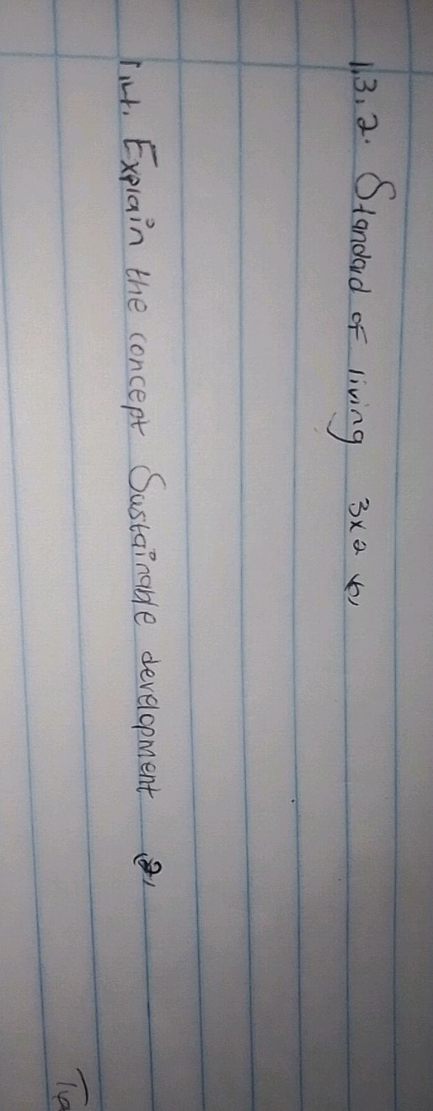 1. Explain the concept Sustainable | StudyX