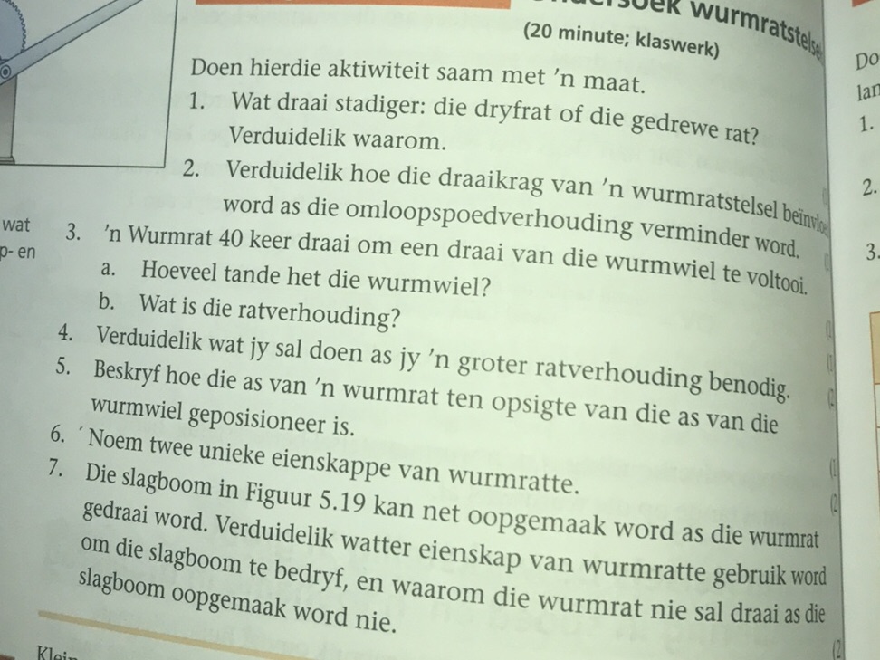 Wat draai stadiger: die dryfrat of die