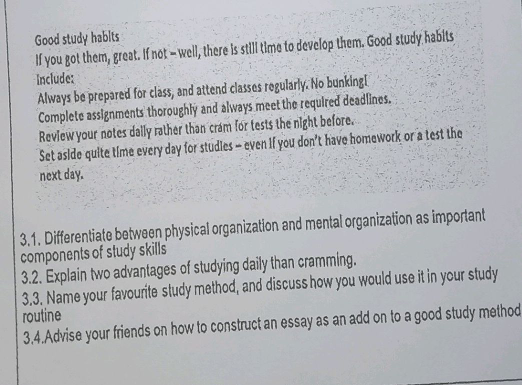 3.1. Differentiate between physical | StudyX