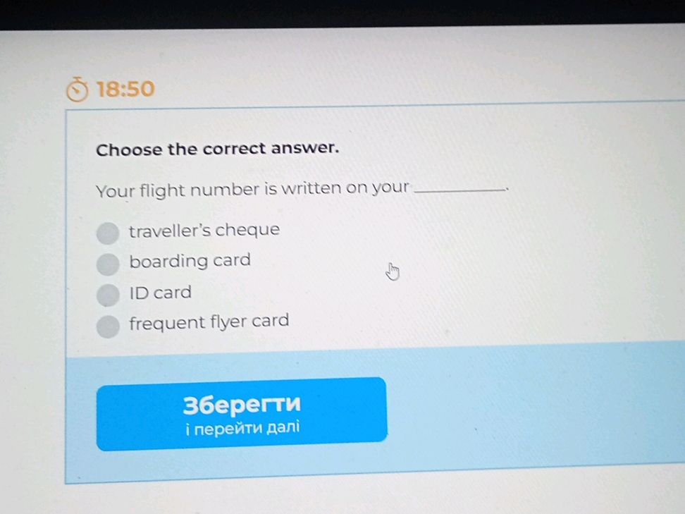 Choose the correct answer. Your flight | StudyX