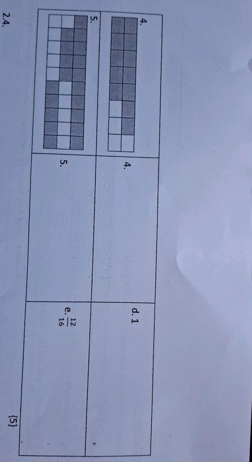 The image contains two grids with shaded | StudyX