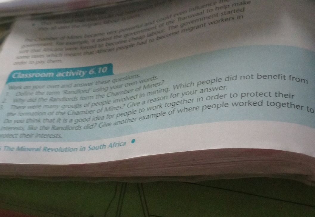 1. Define the term 'Randlord' using your own | StudyX