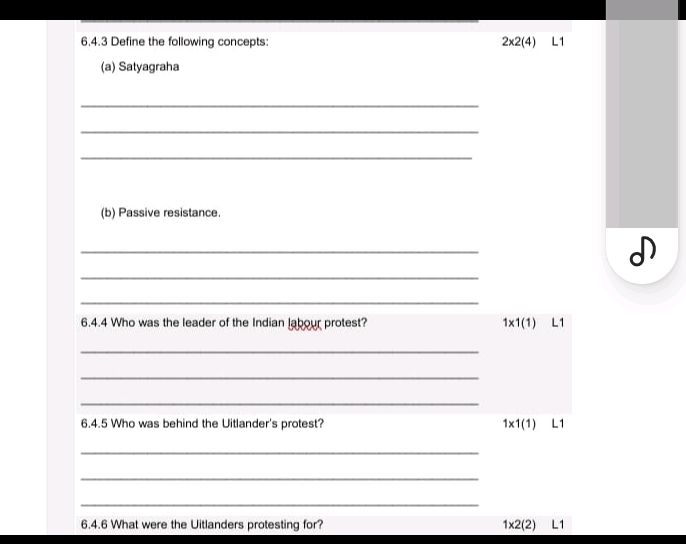 6.4.3 Define the following concepts: (a) | StudyX
