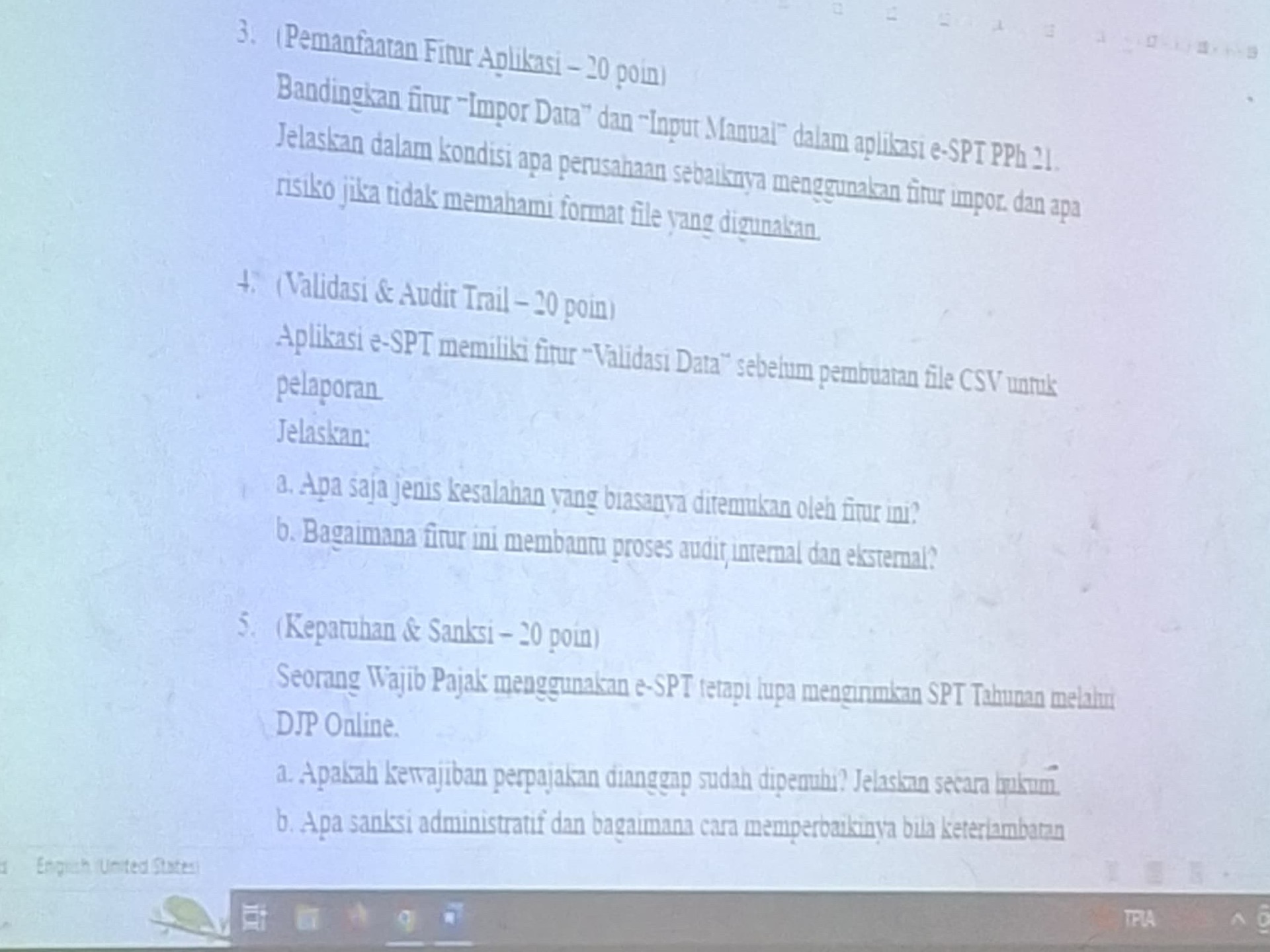 3. (Pemanfaatan Fitur Aplikasi - 20 poin) | StudyX