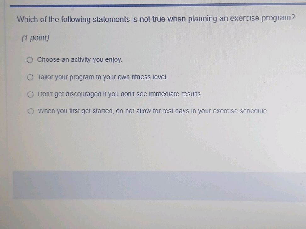 Which of the following statements is not | StudyX