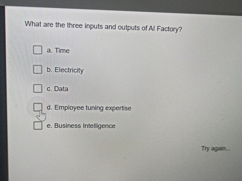 What are the three inputs and outputs of AI | StudyX