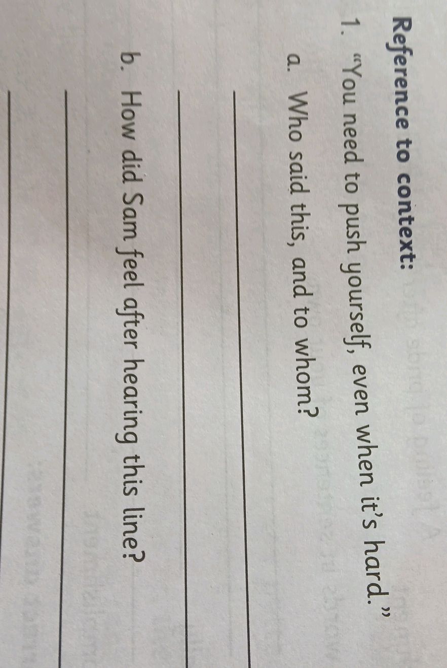 Reference to context: 1. "You need to push | StudyX