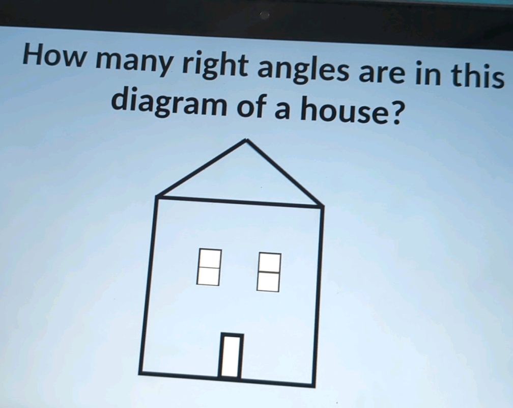 How many right angles are in this diagram of | StudyX