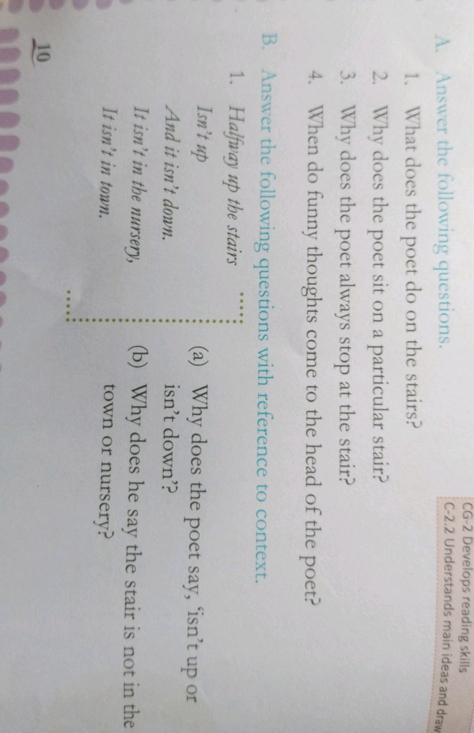 A. Answer the following questions. 1. What | StudyX