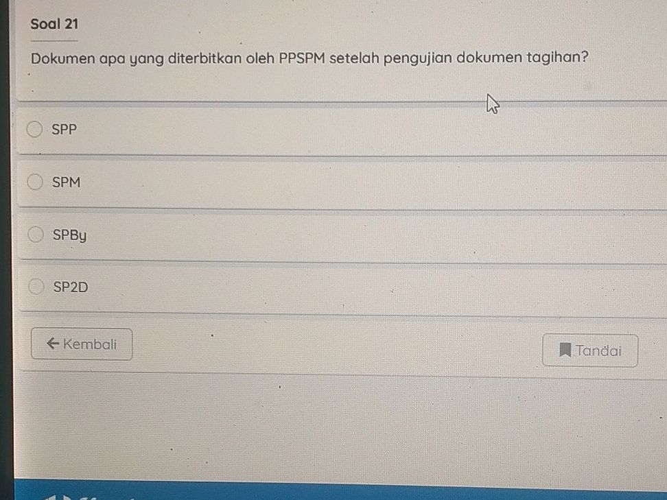 Soal 21 Dokumen apa yang diterbitkan oleh | StudyX