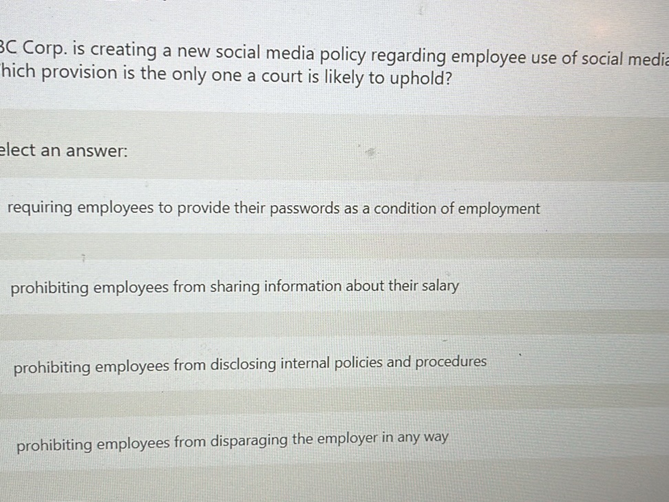 BC Corp. is creating a new social media | StudyX