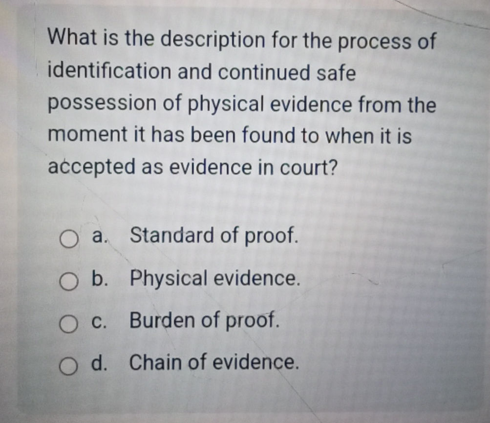 What is the description for the process of | StudyX